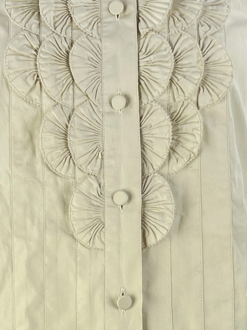 Camisa Gucci Tecido Bege - GYA15 Original | Etiqueta Única