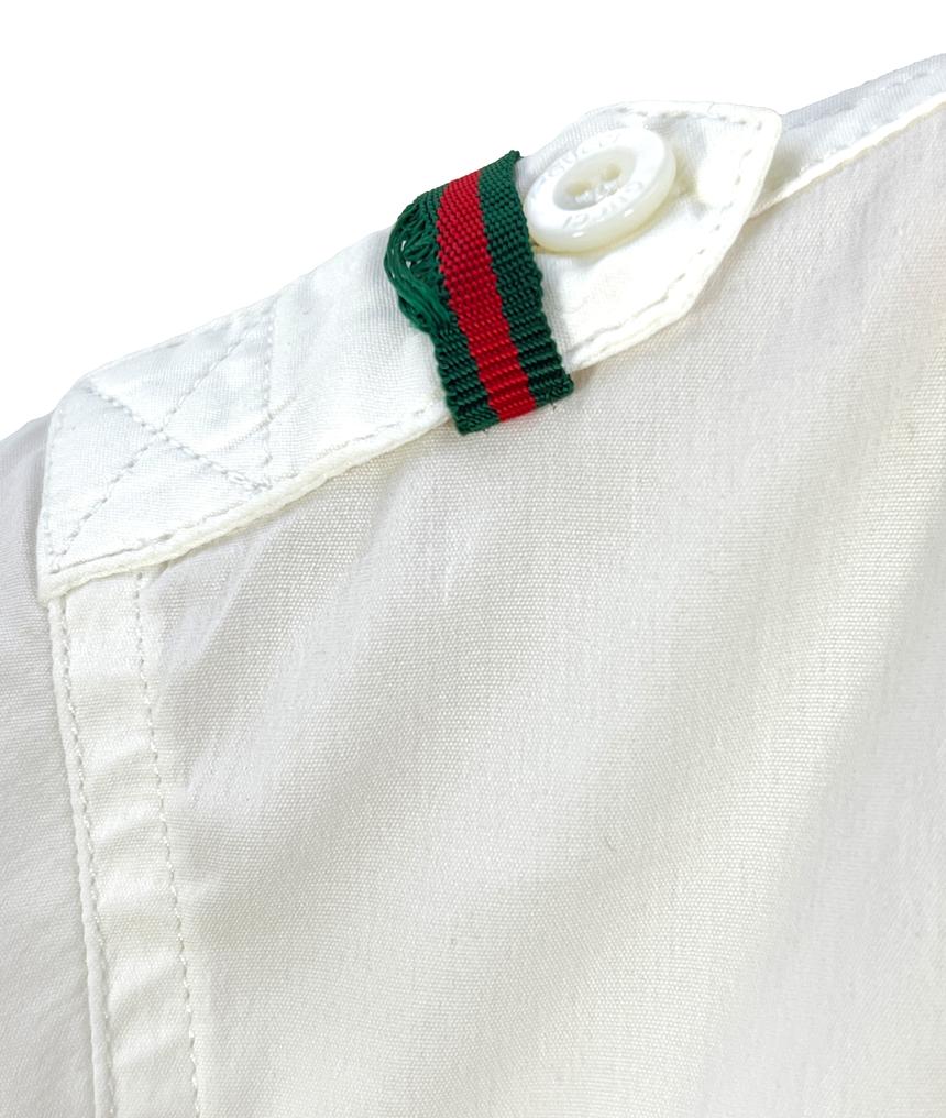 Camisa Gucci Tecido Branco - SS2177 Original | Etiqueta Única