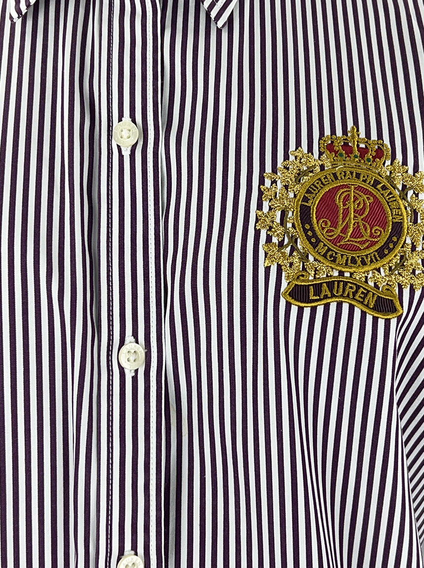 Camisa Lauren Ralph Lauren Listrada Bordada Original - BILT7 | Etiqueta ...
