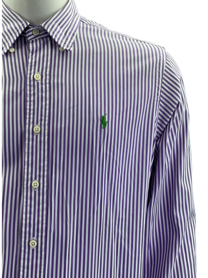 Camisa Ralph Lauren Xadrez Roxo - ROJ146 Original | Etiqueta Única