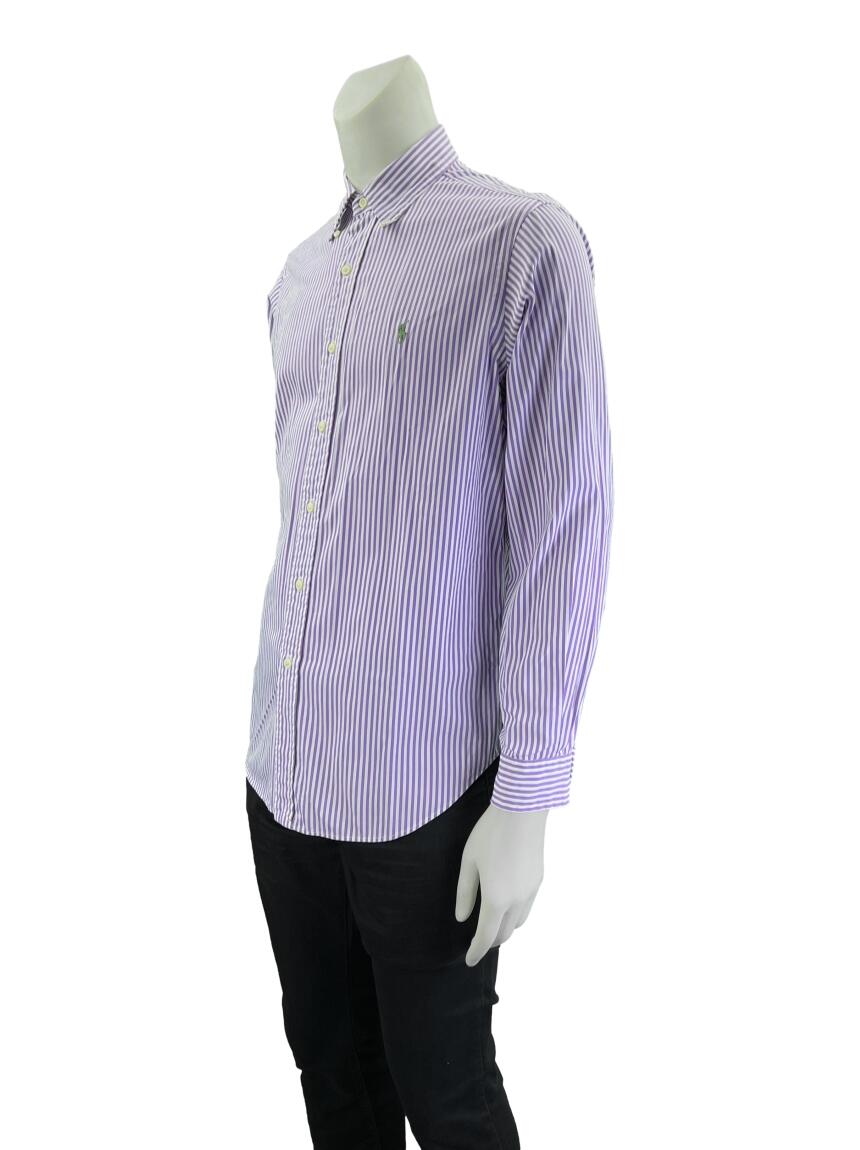 Camisa Ralph Lauren Xadrez Roxo - ROJ146 Original | Etiqueta Única