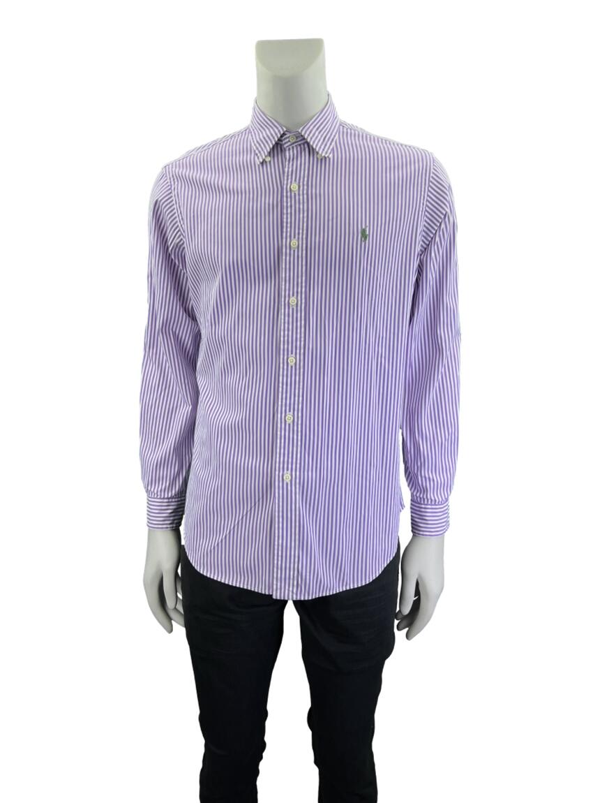 Camisa Ralph Lauren Xadrez Roxo - ROJ146 Original | Etiqueta Única