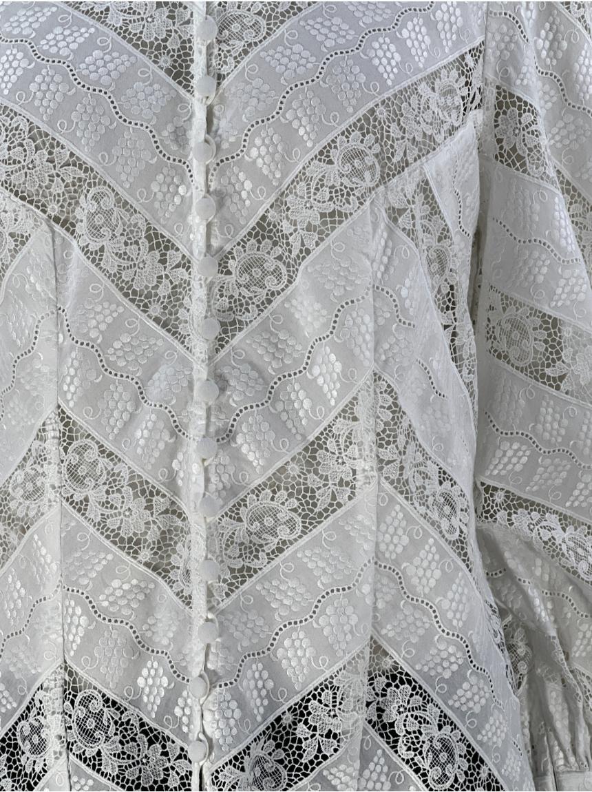 Camisa Zimmermann Rendado Off-White - AGOX8 Original | Etiqueta Única