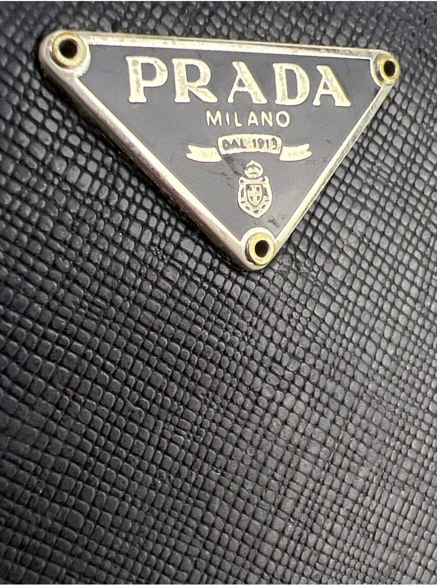 Carteira Prada Couro Preto - GBJ81 Original | Etiqueta Única