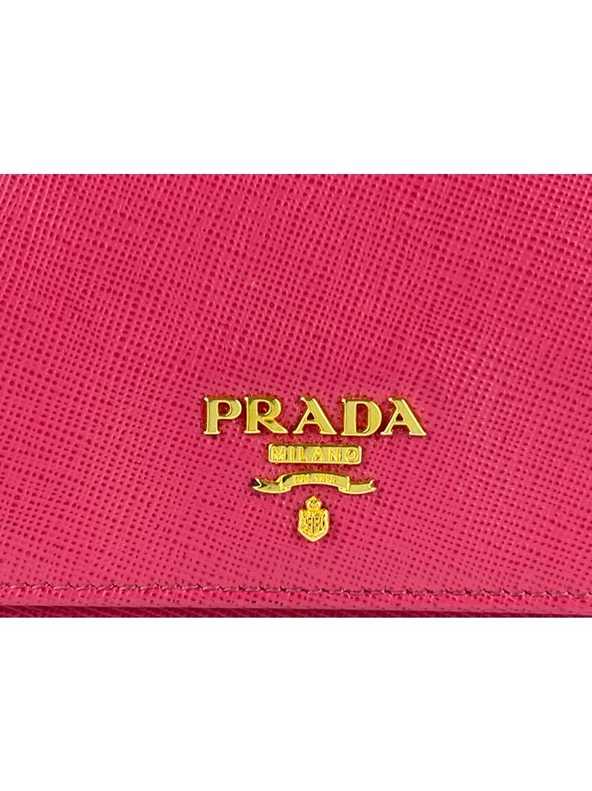 Carteira Prada Flap Rosa - CEIO5 Original | Etiqueta Única