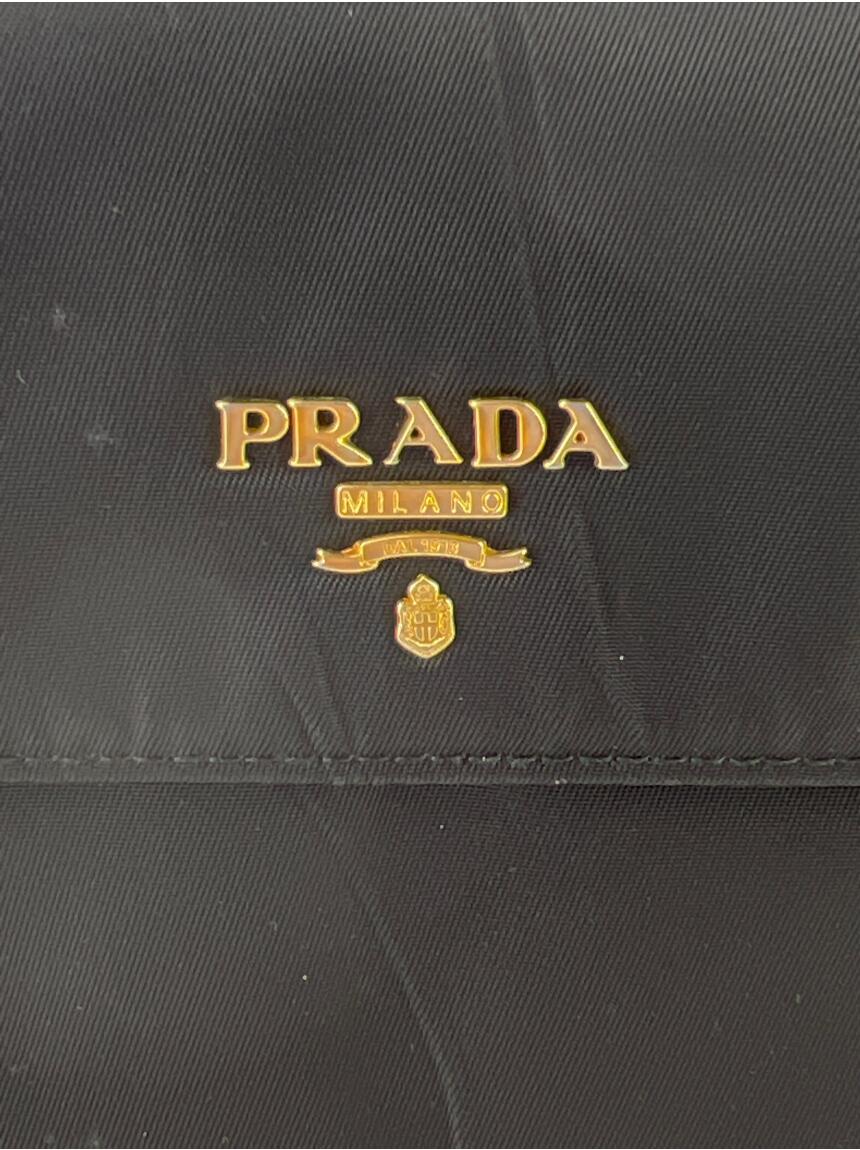Carteira Prada Nylon Preta - QFF79 Original | Etiqueta Única
