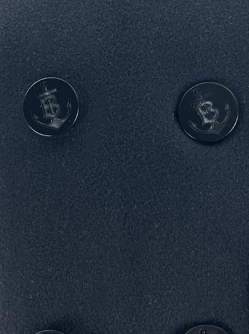 Casaco Burberry Lã Preto Original - BIJR33 | Etiqueta Única