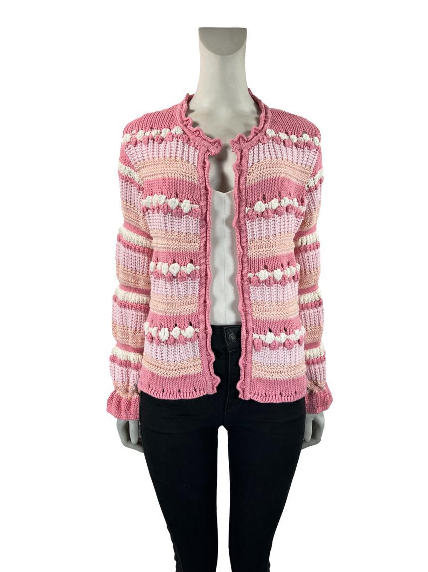 Casaco Carol Bassi Sabrina Rosa - LIS573 Original | Etiqueta Única