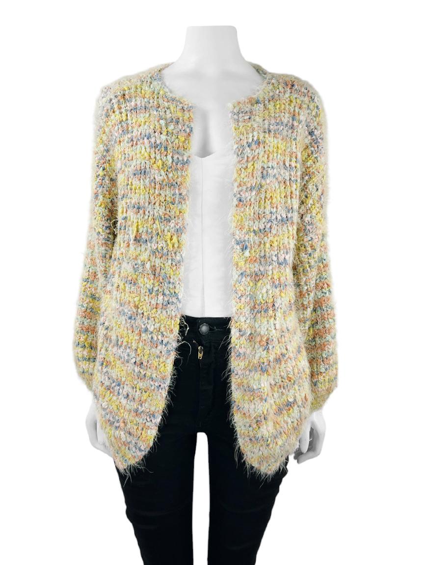 Casaco Carol Bassi Tricot Multicolor - EJK298 Original | Etiqueta Única