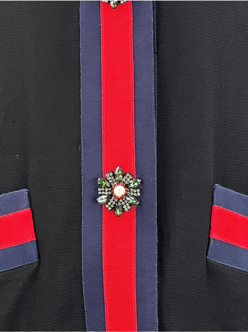 Casaco Gucci Tecido Preto - KIK70 Original | Etiqueta Única