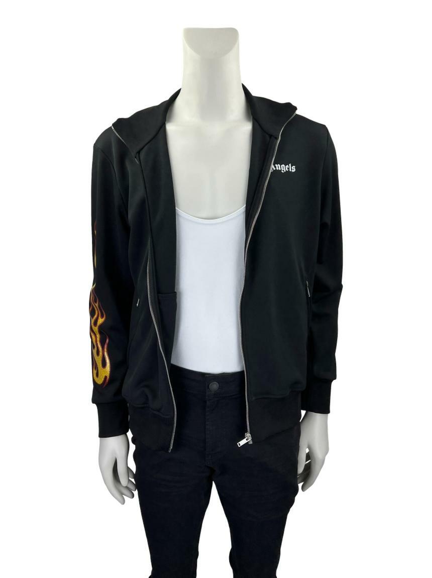 Casaco Palm Angels Flame Preta - CCCX15 Original | Etiqueta Única