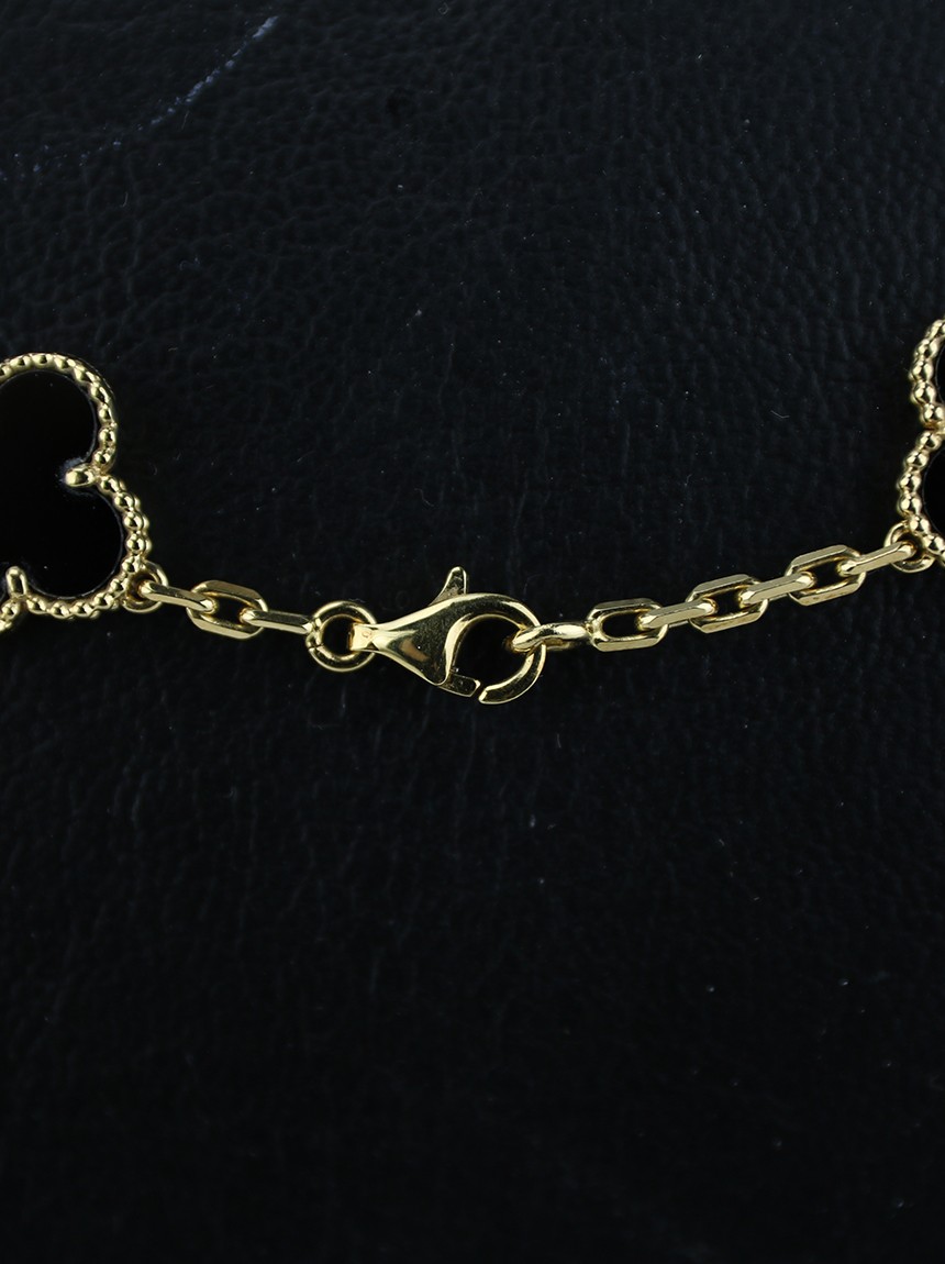 Colar Van Cleef & Arpels Vintage Alhambra 20-Motivos Onix - LCZ16 ...