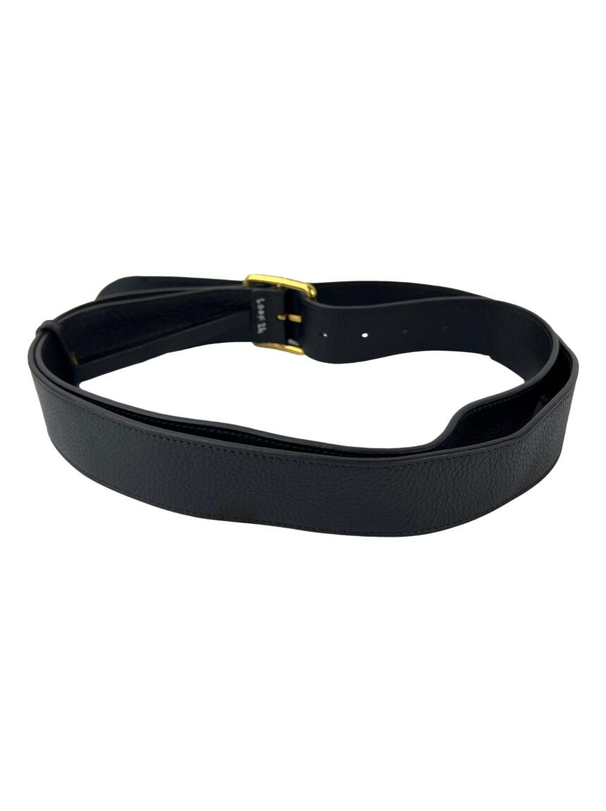 Cinto Alexander McQueen Double Couro Preto - CHFC11 Original | Etiqueta ...