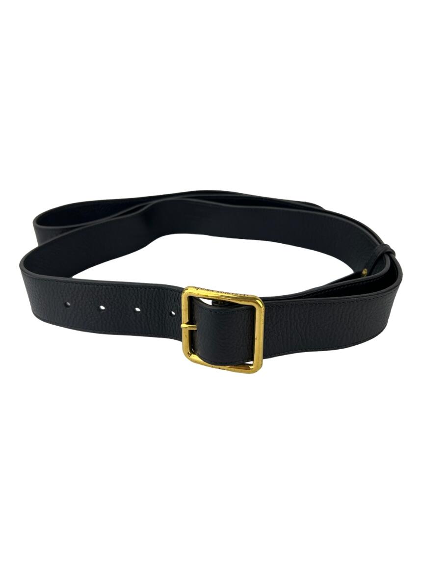 Cinto Alexander McQueen Double Couro Preto - CHFC11 Original | Etiqueta ...