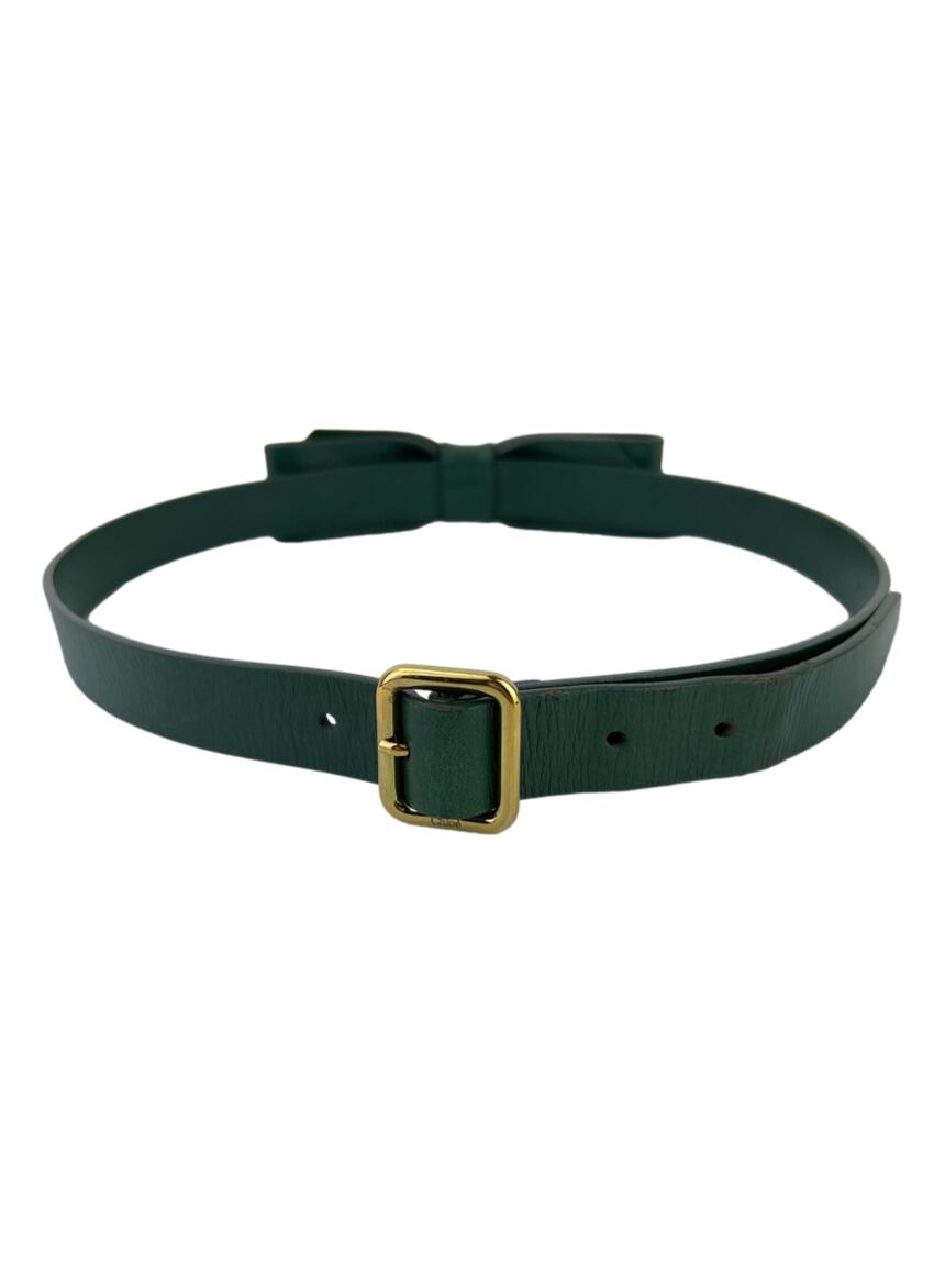 Cinto Chloé Laço Couro Verde - DYC63 Original - | Etiqueta Única
