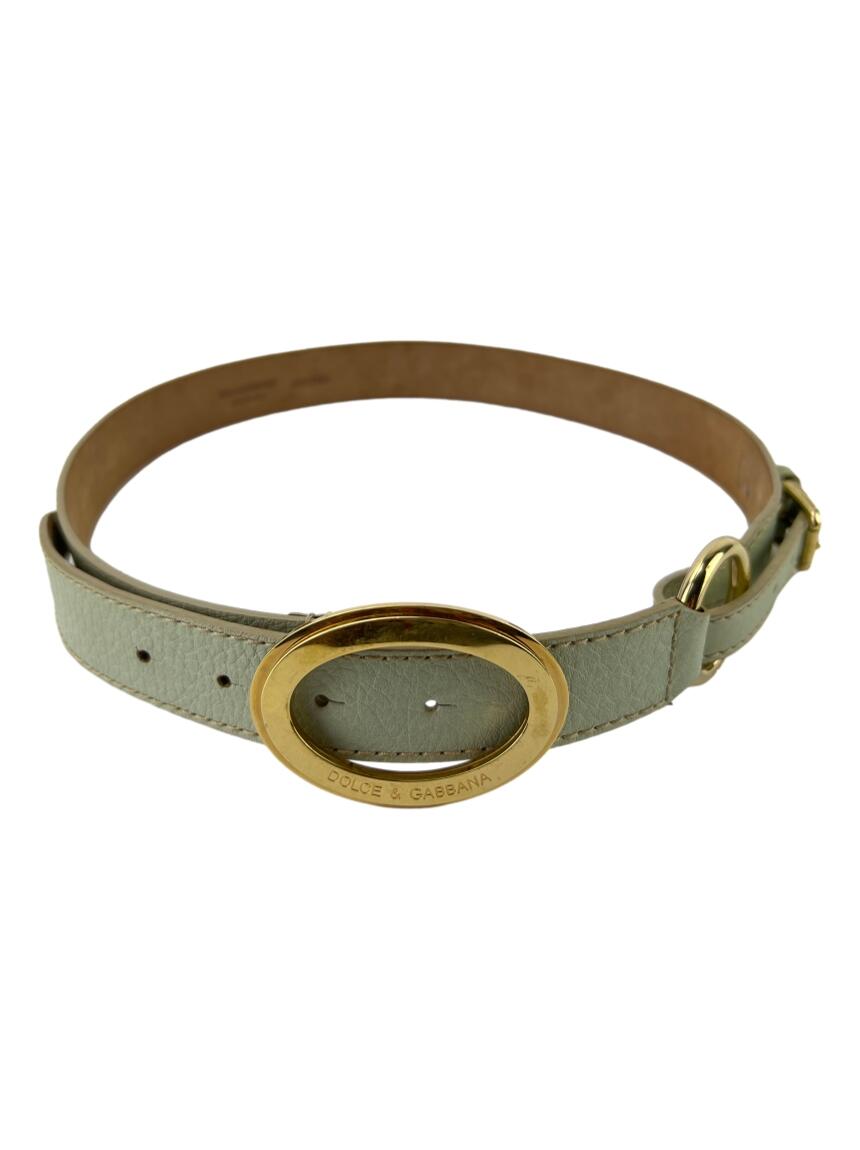 Cinto Dolce & Gabbana Couro Verde - DQW4 Original | Etiqueta Única