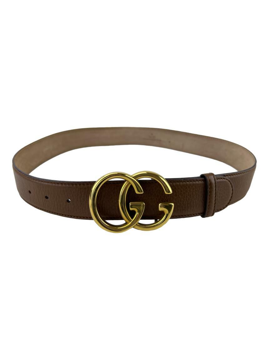 Cinto Gucci GG Couro Marrom - AEBH5 Original | Etiqueta Única