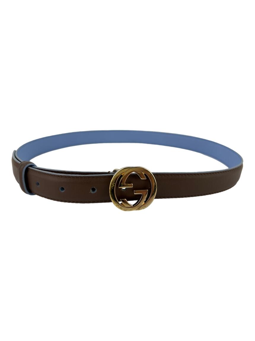 Cinto Gucci Interlocking G Marrom - ACFT166 Original - | Etiqueta Única