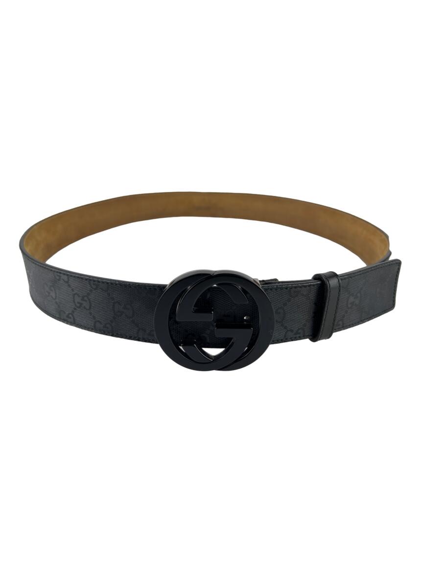 Cinto Gucci Interlocking G Preto - PHF132 Original | Etiqueta Única
