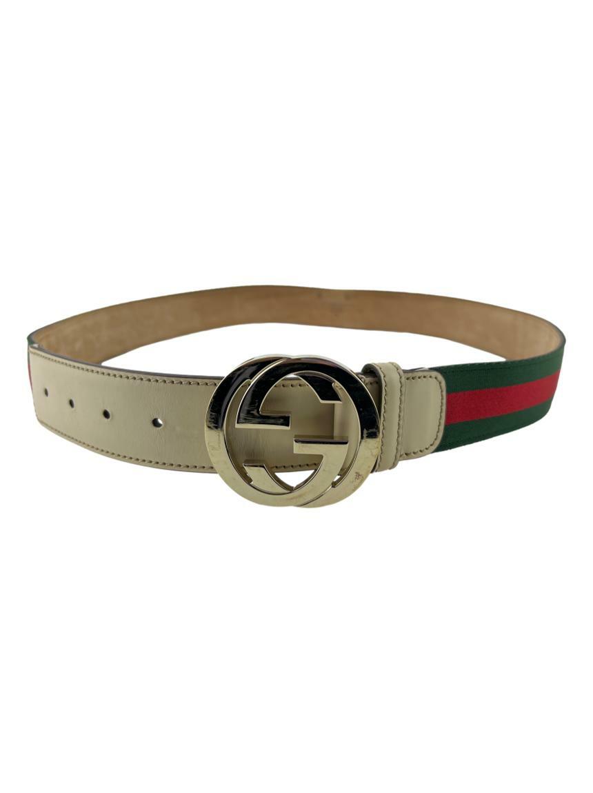 Cinto Gucci Web Interlocking G Original - ADXR43 | Etiqueta Única