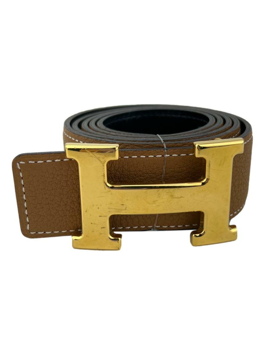 Cinto Hermès Reversível H Preto - AEUN3 Original | Etiqueta Única