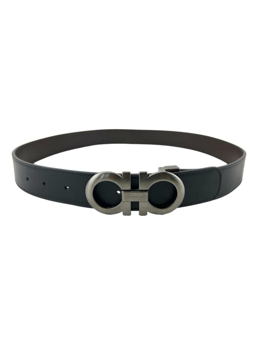 Cinto Salvatore Ferragamo Gancini Bicolor - BISK6 Original | Etiqueta Única