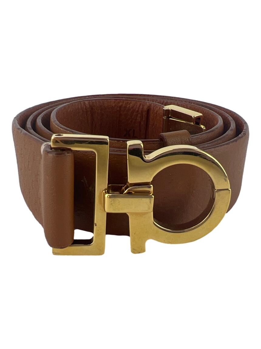 Cinto Salvatore Ferragamo Gancini Couro Marrom - FJW529 Original ...