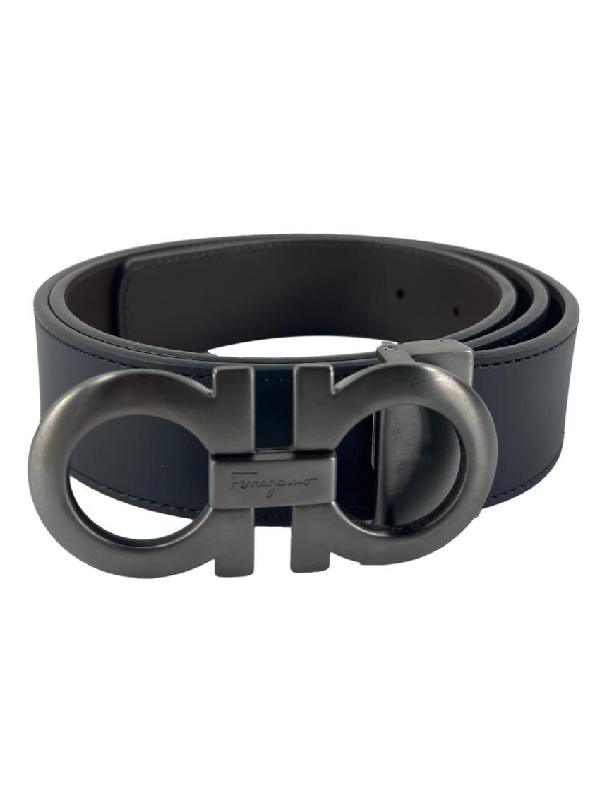 Cinto Salvatore Ferragamo Gancini Reversível Bicolor - CKTI6 Original ...