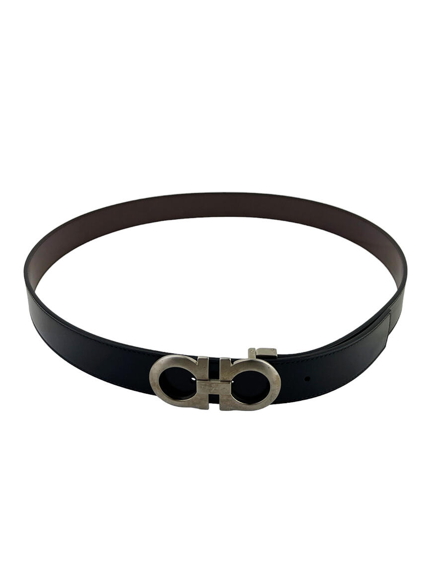Cinto Salvatore Ferragamo Reversivel Gancini Bicolor - LZO6 Original ...
