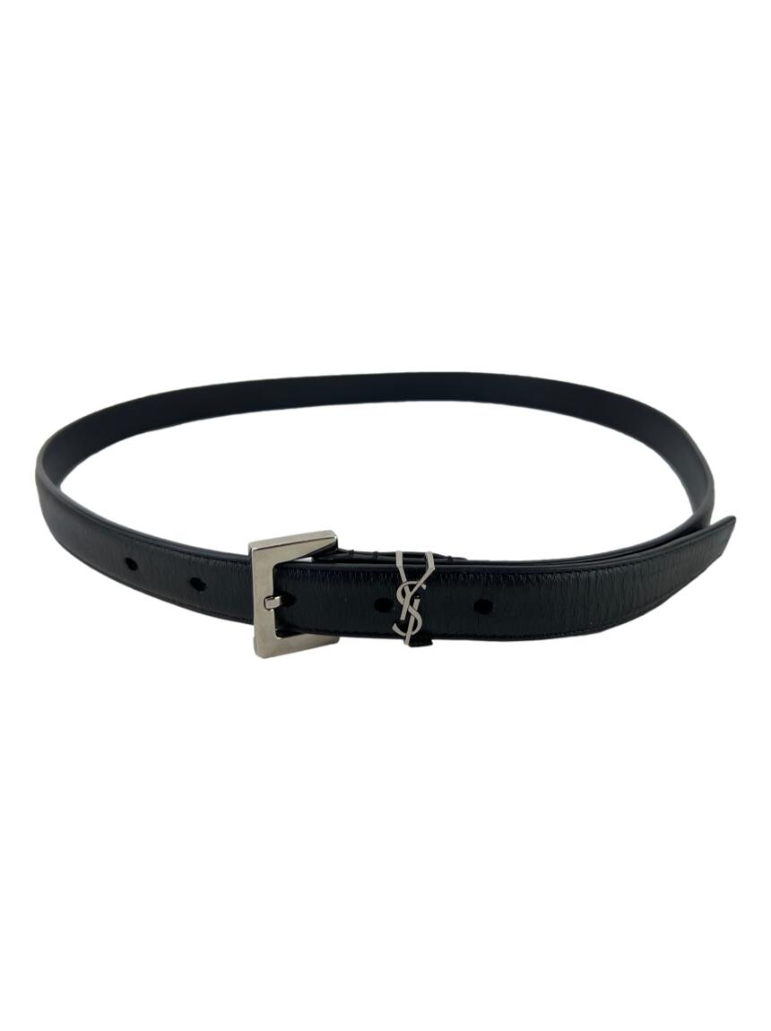 Cinto Yves Saint Laurent Square Buckle Y Preto - AGPX2 Original ...