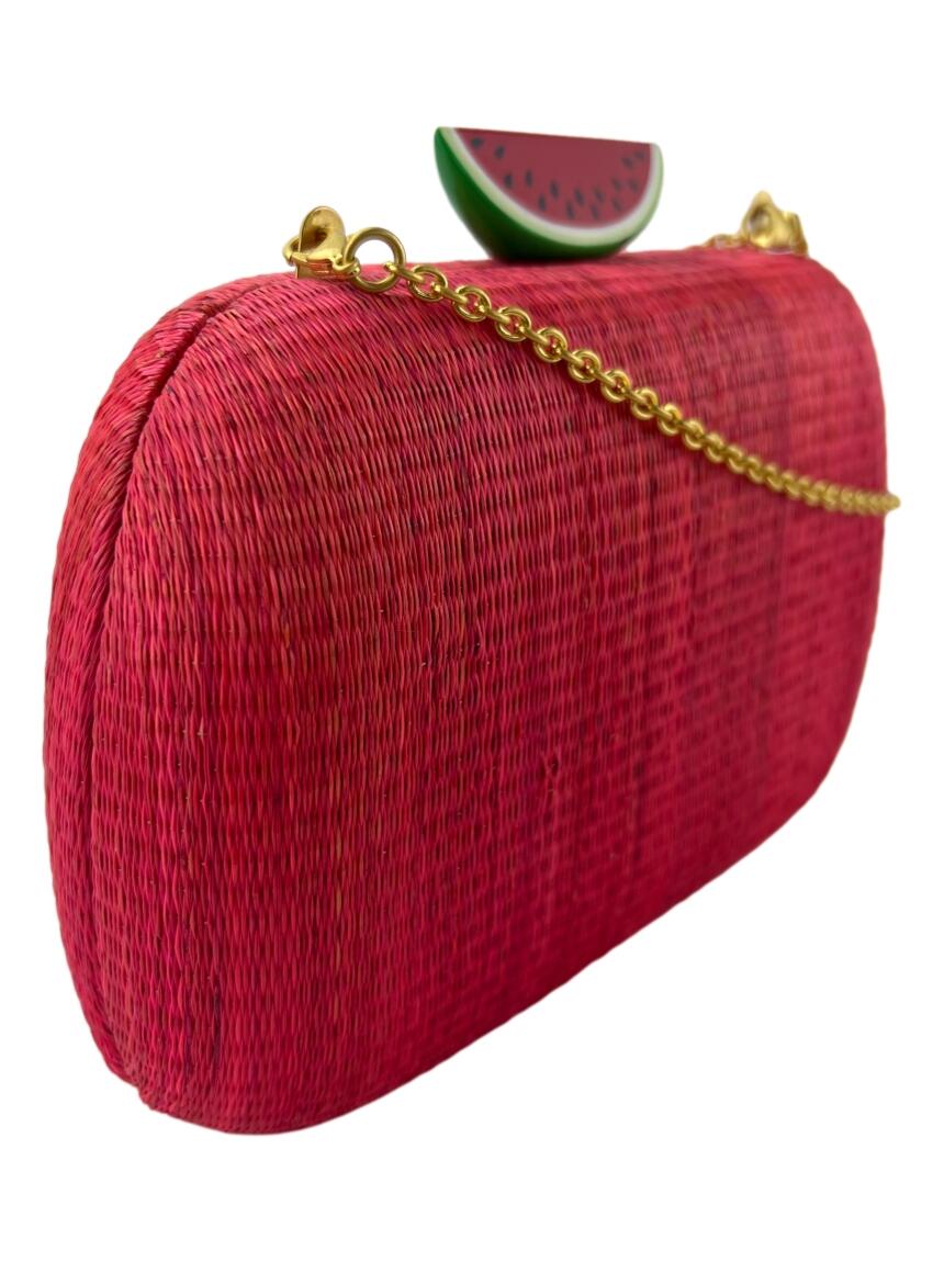 Clutch Isla Melancia Coral - AGPL23 Original | Etiqueta Única