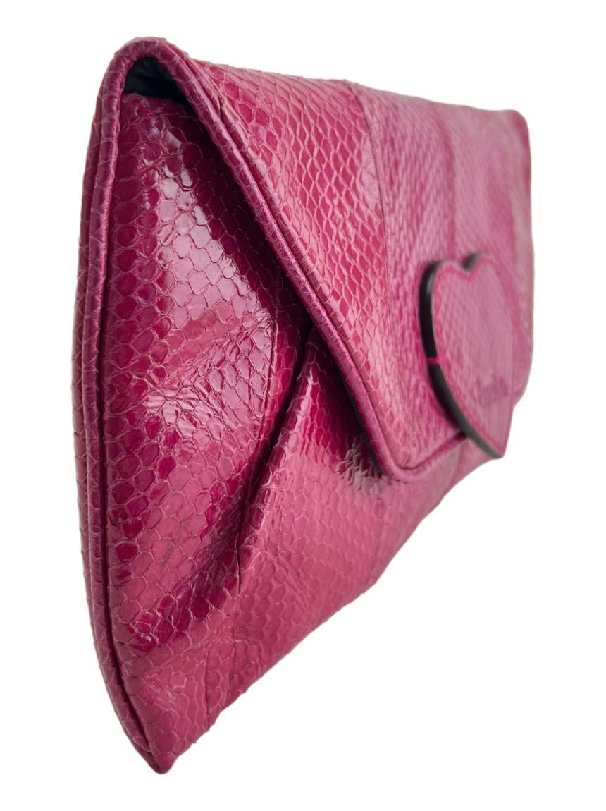 Clutch Luella Python Rosa Original - AWU3076 | Etiqueta Única