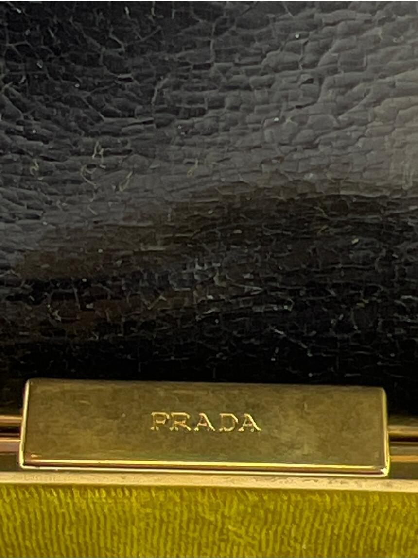 Clutch Prada Veludo Verde - BHRD50 Original | Etiqueta Única