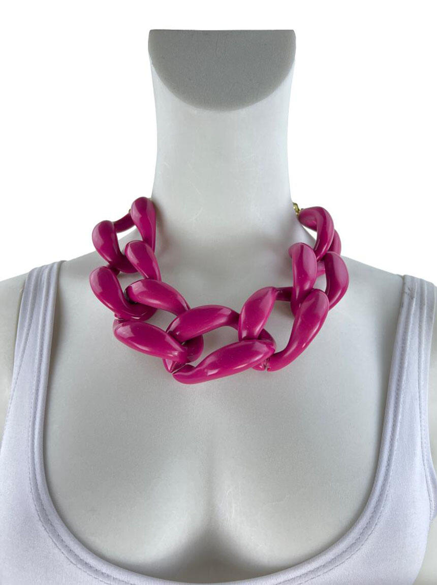 Colar Eva Elos Rosa - AGYP1 Original | Etiqueta Única