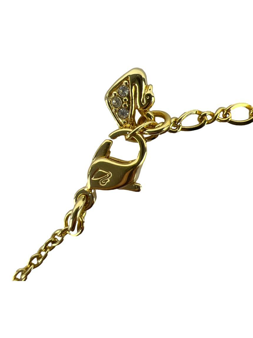 Colar Swarovski Pendente Dourado - BJXR5 Original | Etiqueta Única