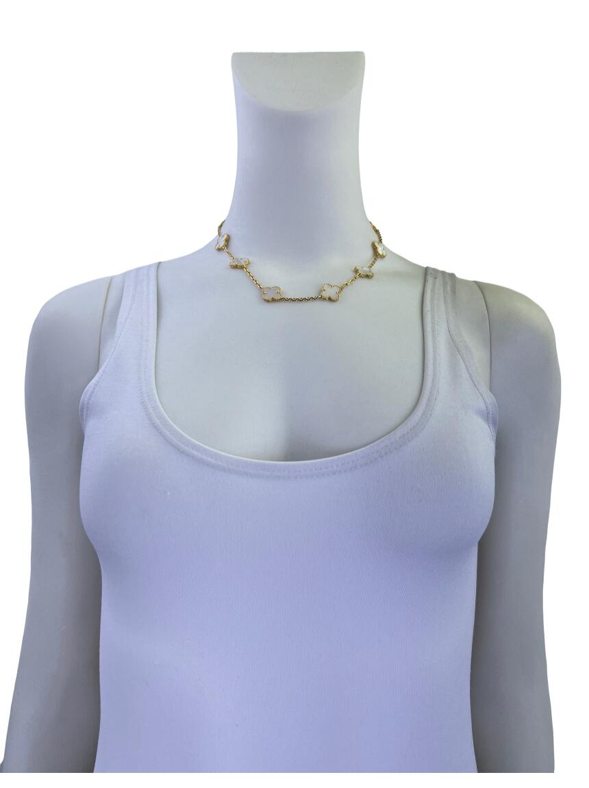 Colar Van Cleef & Arpels Vintage Alhambra 10 Motivos Dourado - AJF148 ...