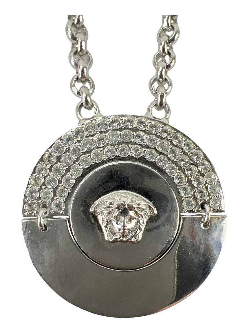 Colar Versace Medusa Prateada Original - BCB173 | Etiqueta Única