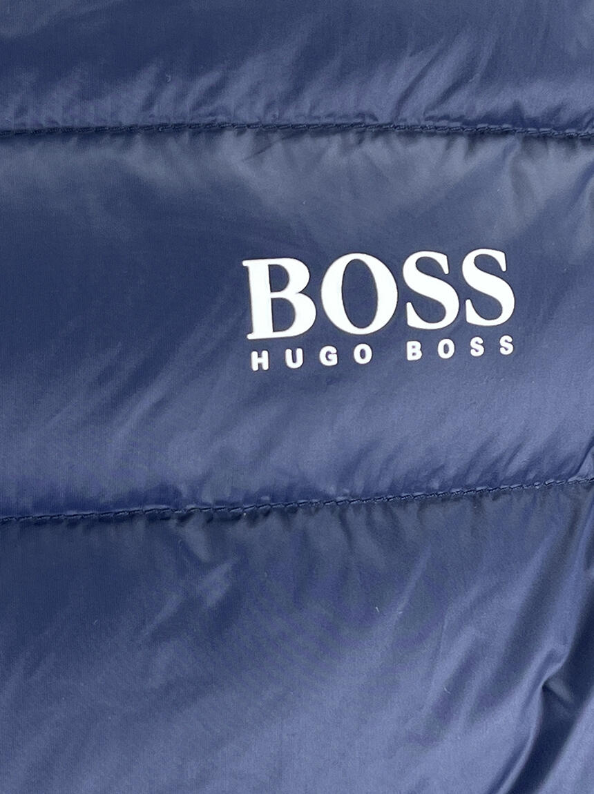 Colete Hugo Boss Puffer Azul Original - | Etiqueta Única