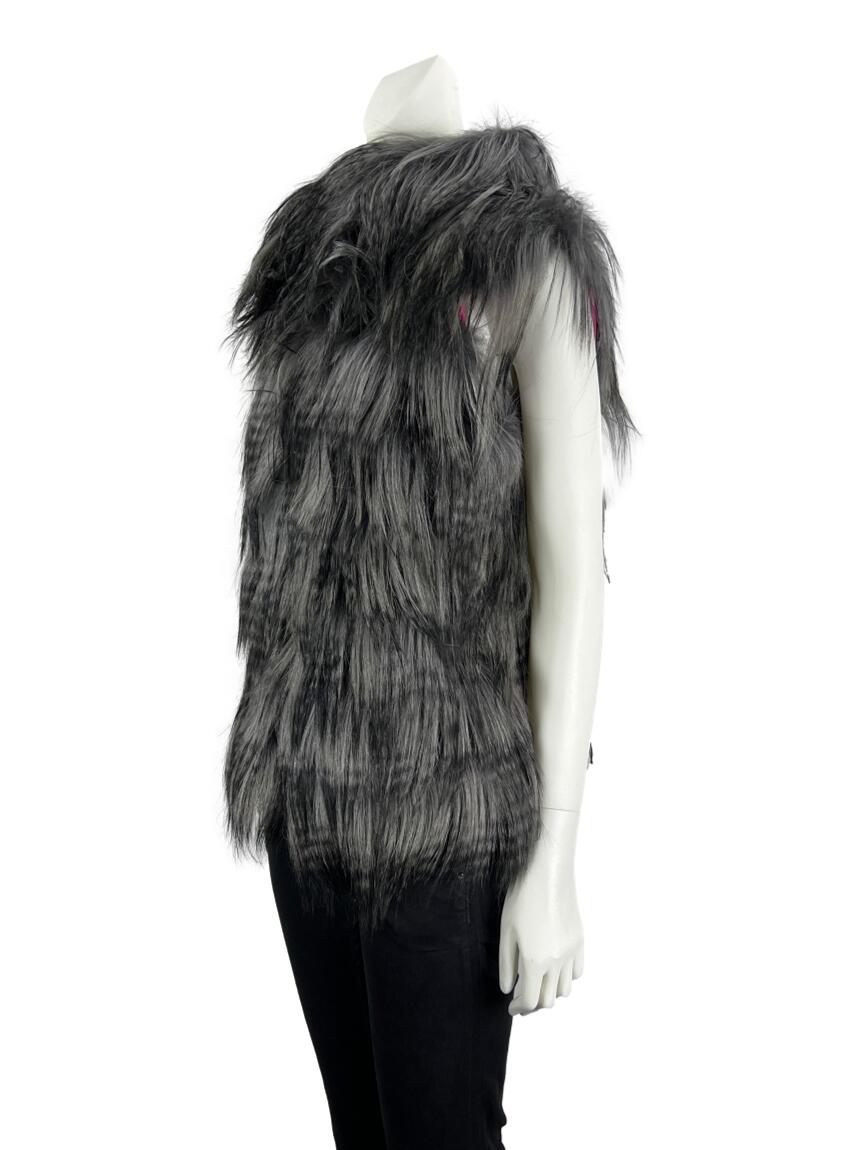 Colete Lilly Sarti Fur Cinza - KFH368 Original | Etiqueta Única