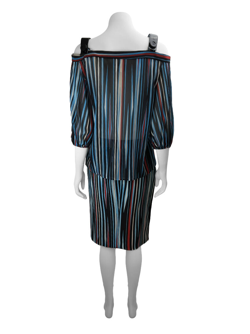 Conjunto Versace Estampa Listrado - AWU2901 Original | Etiqueta Única