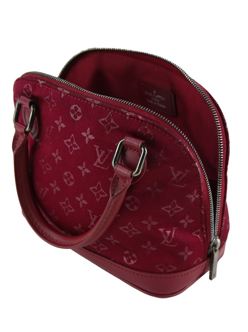 Bolsa Louis Vuitton Satin Mini Alma Rouge Original - IAK5 | Etiqueta Única