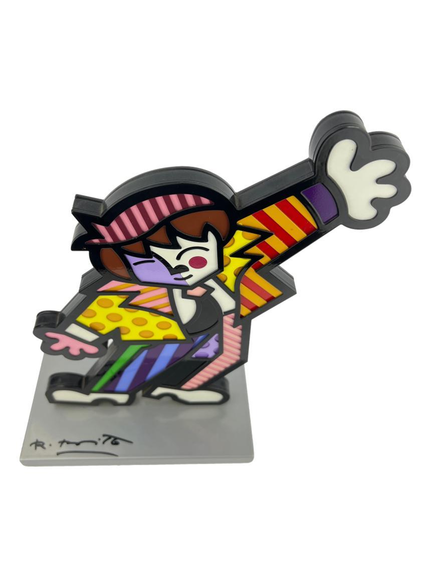 Diverso Romero Britto Escultura Dancing Boy Colorido - CGTE7 Original ...