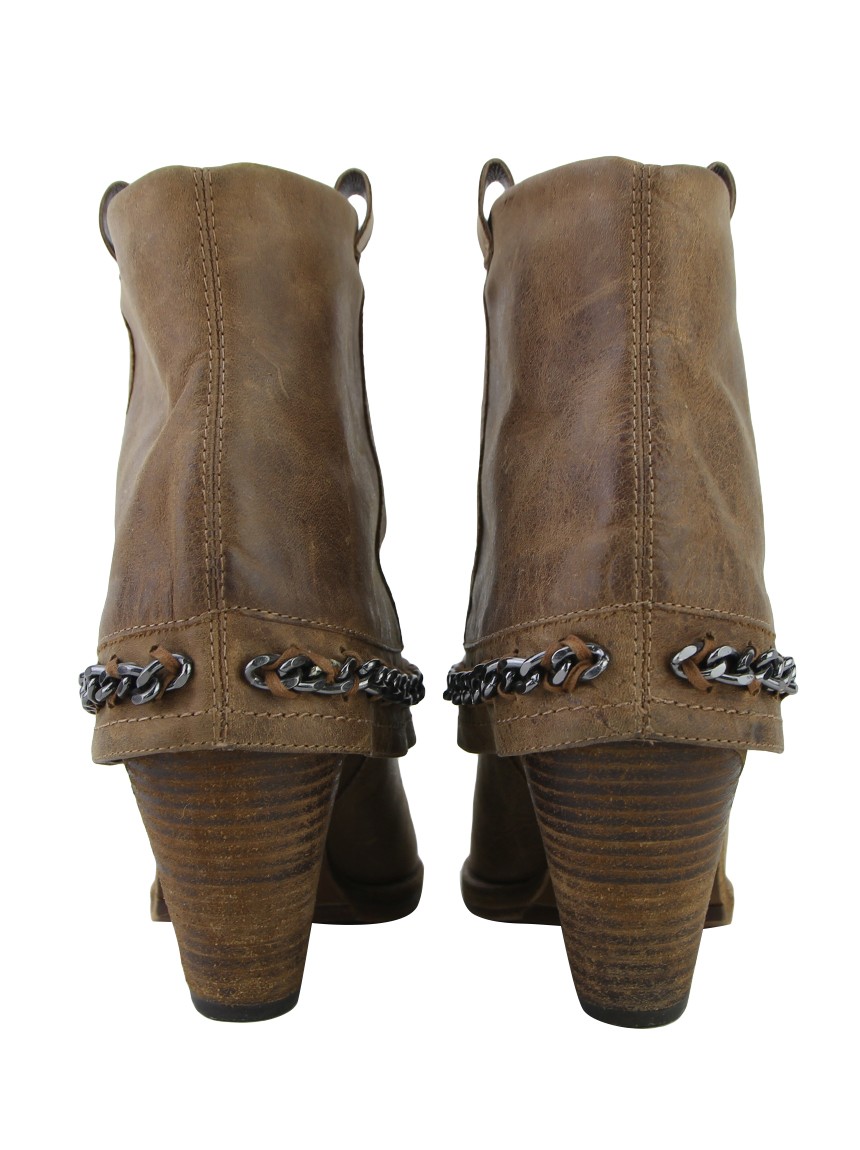 Bota Schutz Couro Marrom Original - DL196 | Etiqueta Única