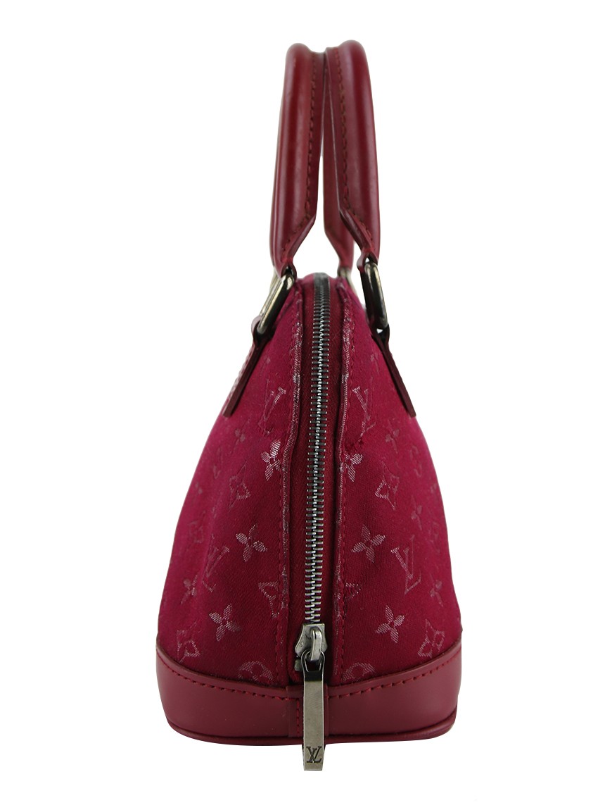 Bolsa Louis Vuitton Satin Mini Alma Rouge Original - IAK5 | Etiqueta Única