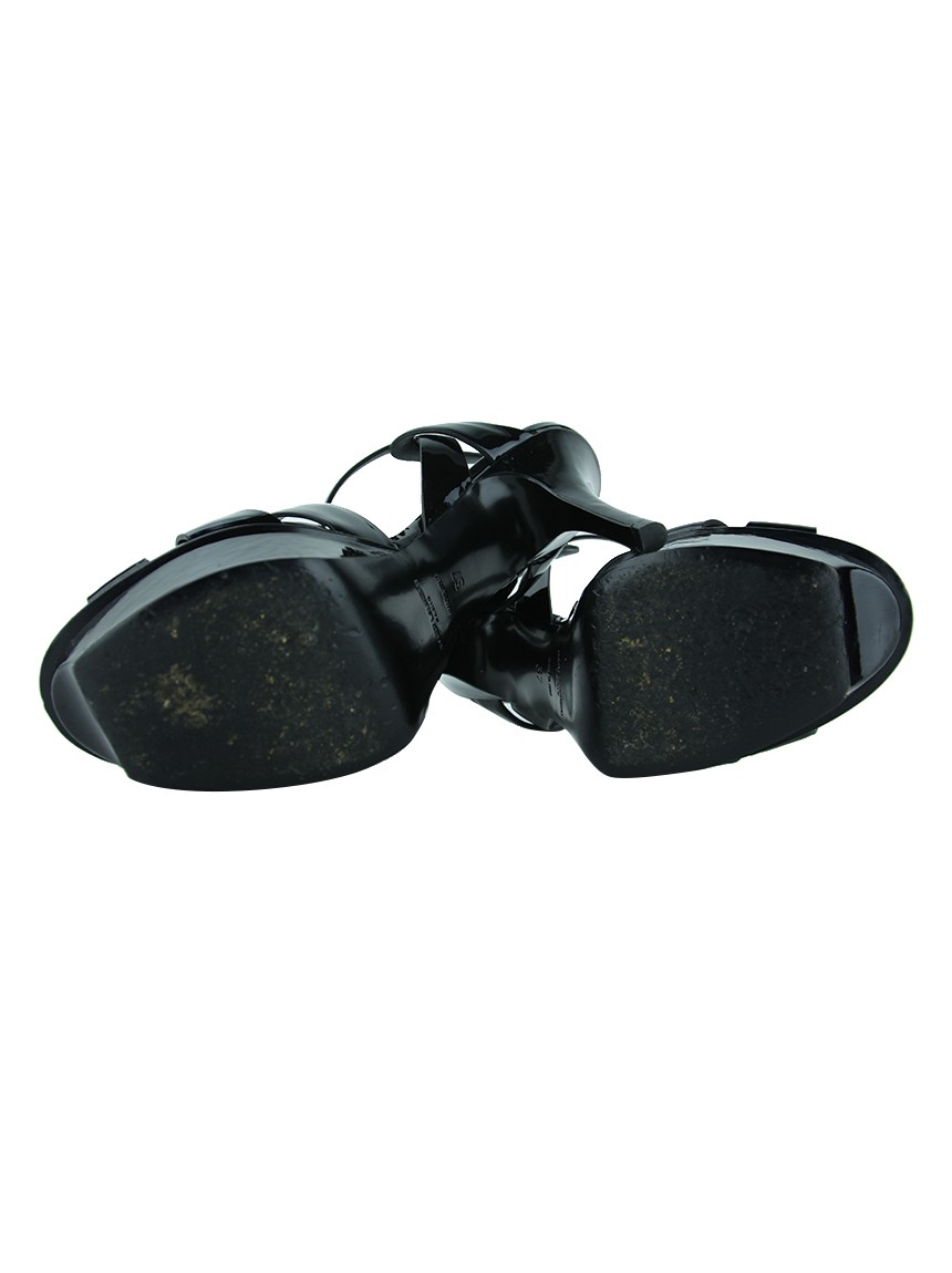 Sapato Yves Saint Laurent Tribute 75 Preto - BHP54 Original | Etiqueta ...