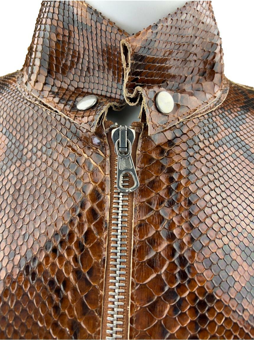 Jaqueta Dolce & Gabbana Python Marrom - BCB182 Original | Etiqueta Única