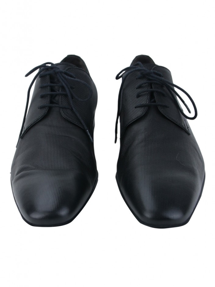 Sapato Hugo Boss Oxford Derby Monograma Preto - PDA2 Original ...