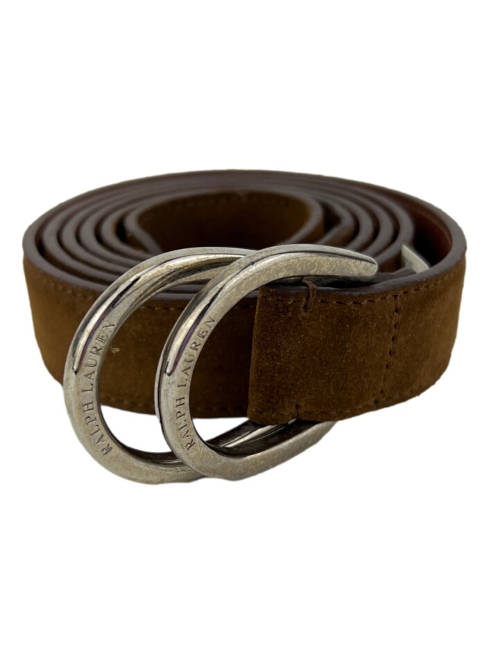 Cinto Ralph Lauren Cinto Camurça Marrom - ADYY1 Original | Etiqueta Única
