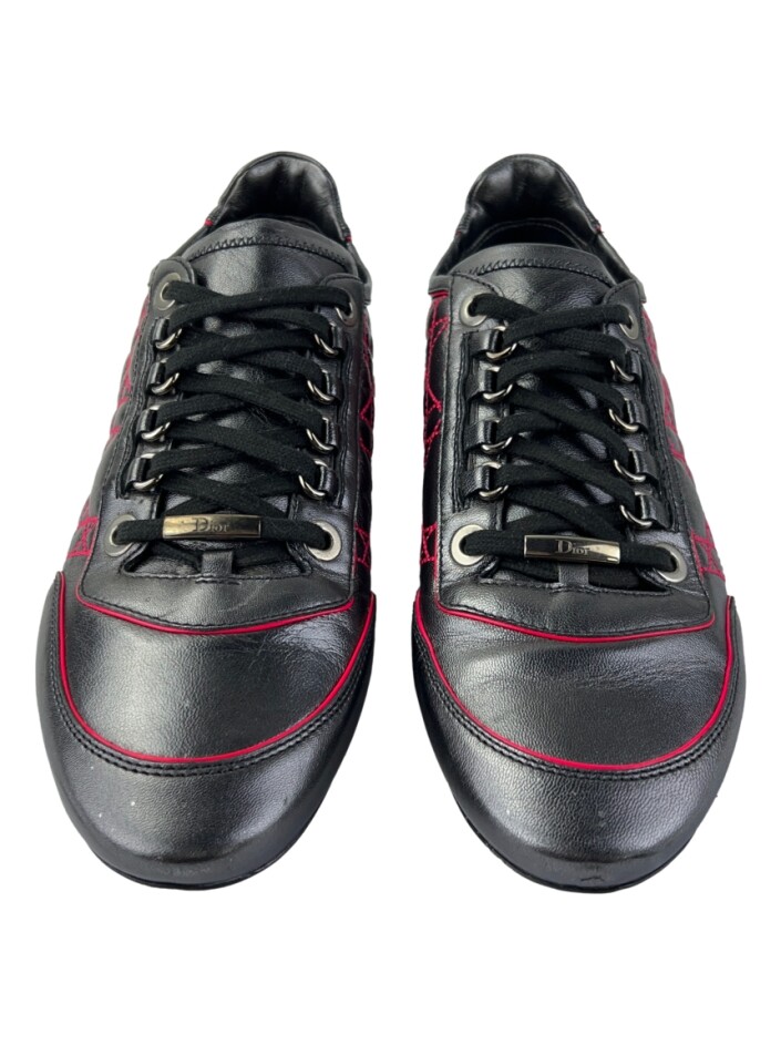 Tênis Christian Dior Couro Metalizado Rosa - FMC310 Original | Etiqueta ...