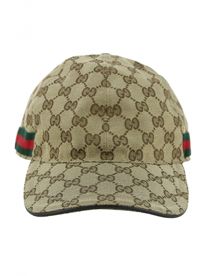 Boné Gucci Baseball GG Canvas Web Masculino - KIQ132 Original ...